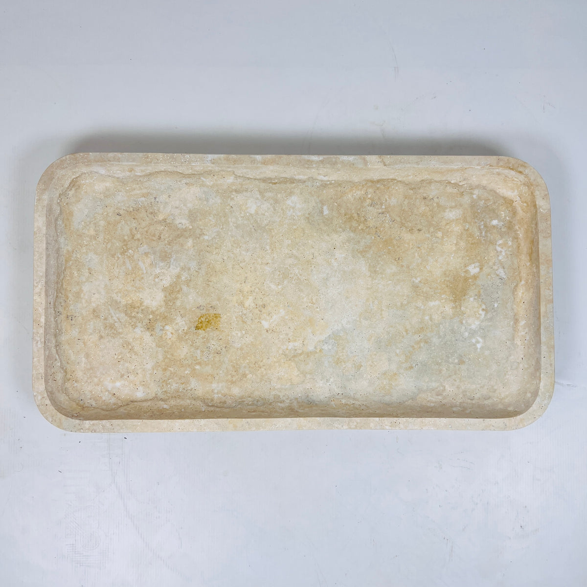 Travertine Rectangle Glazed Tray | Noon & Co Designs