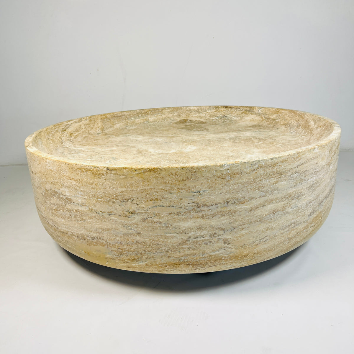 Caelum Travertine Table | Noon & Co Designs