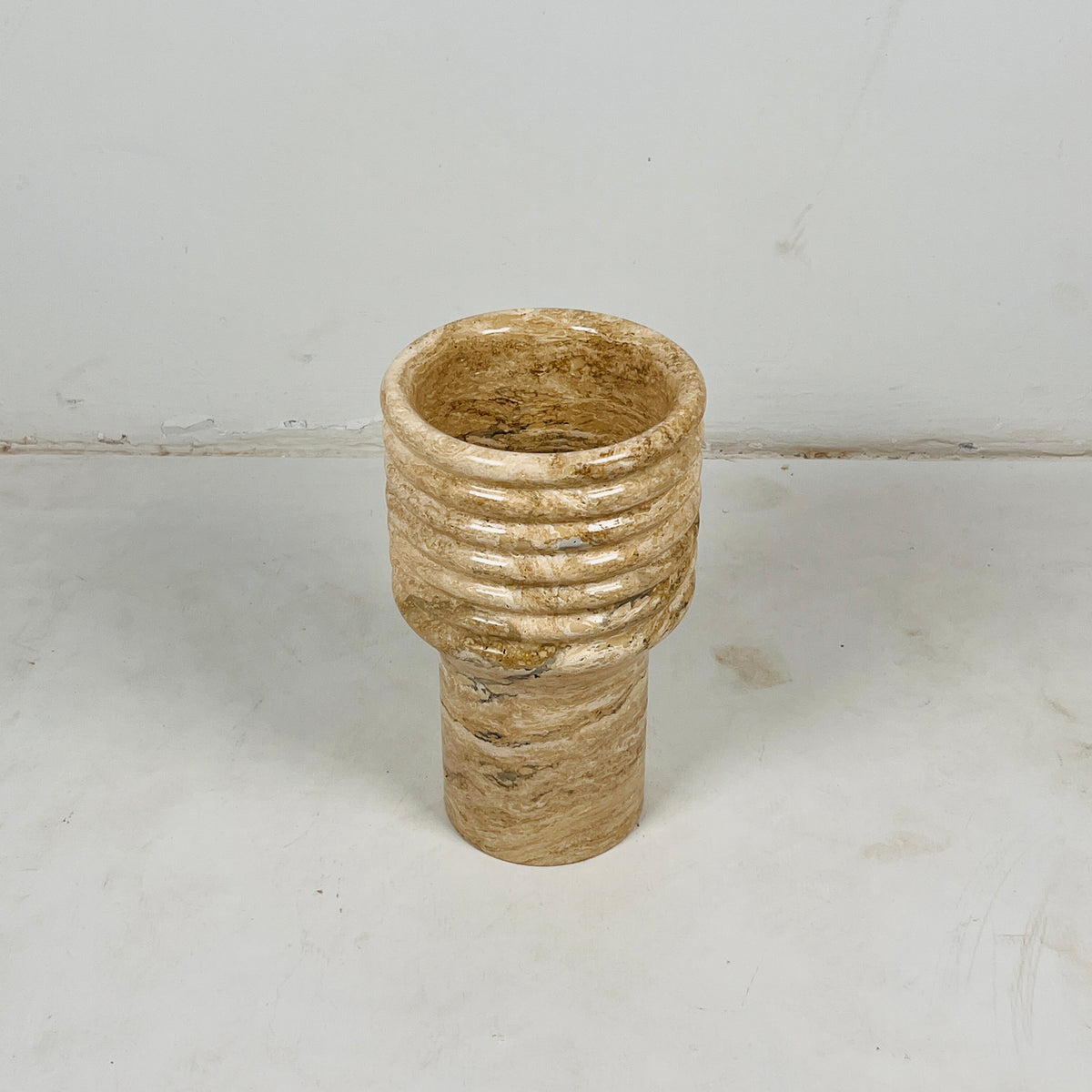 Travertine Layered Vase | Noon & Co Designs