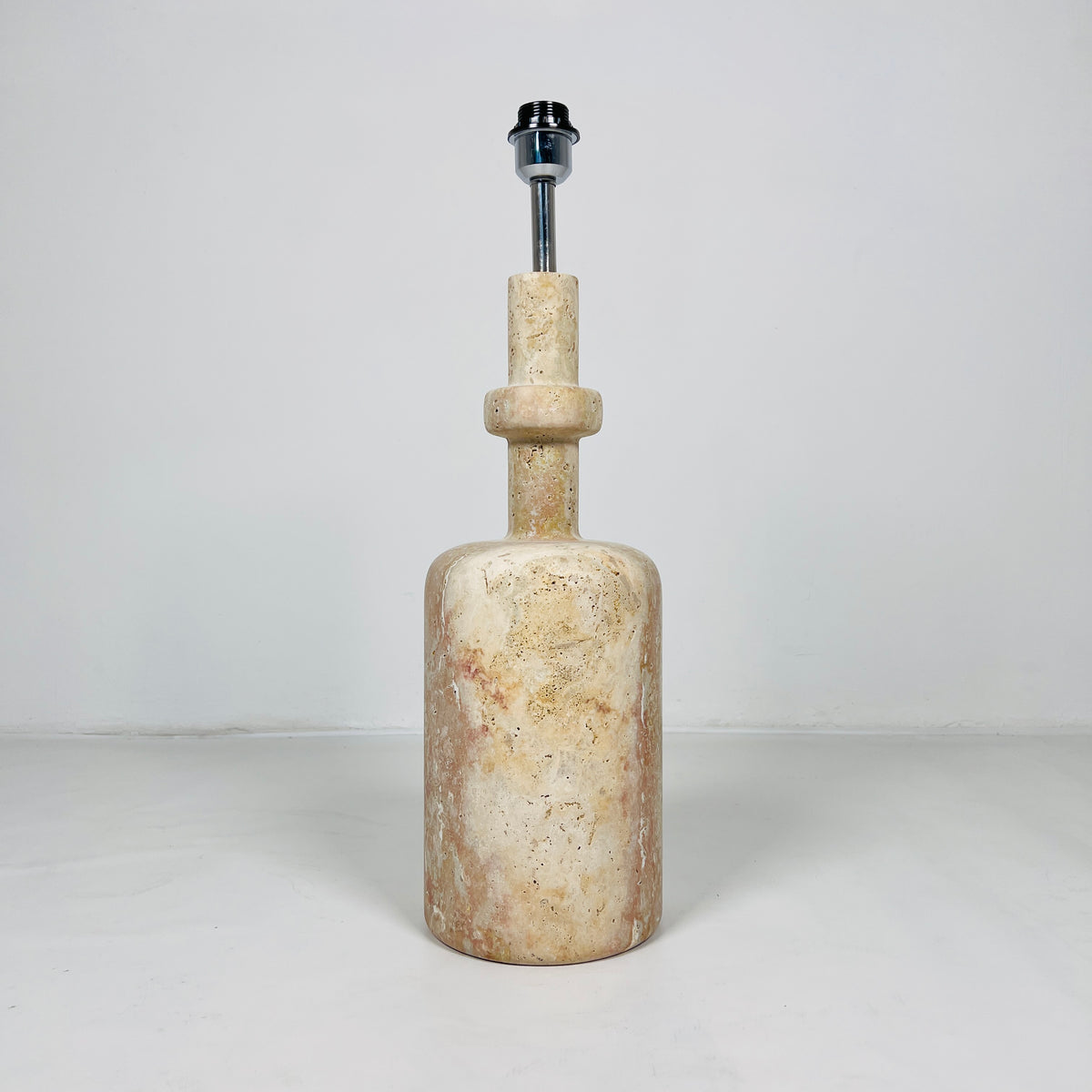 Bottled Bottom Travertine Table Lamp | Noon & Co Designs