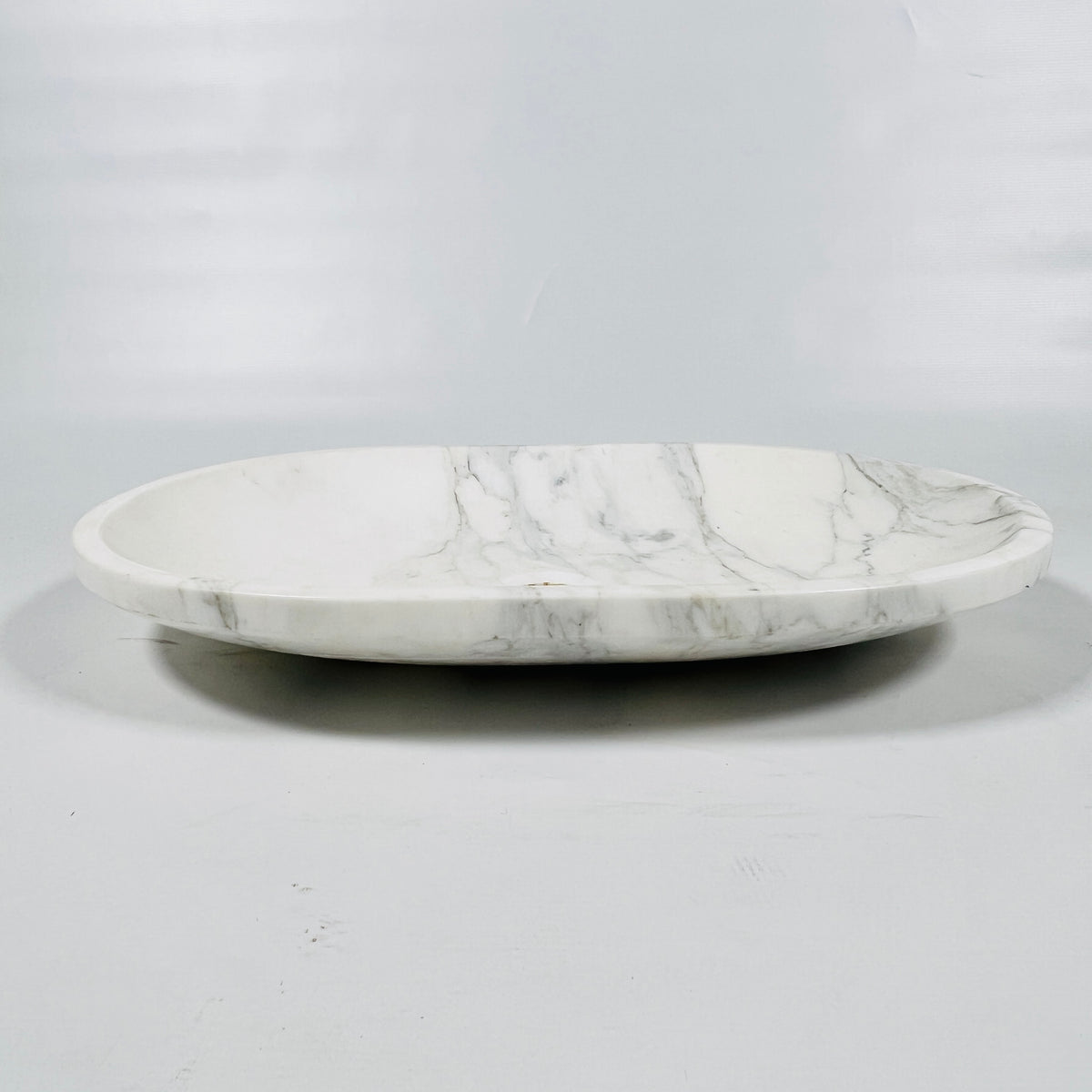 Short Oval Grey Marble Sink | Noon & Co Designs