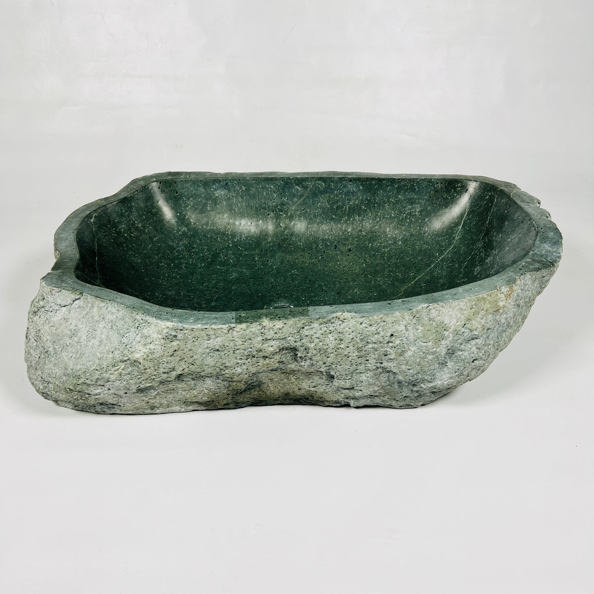 Emerald Green River Stone Sink | Noon & Co Designs